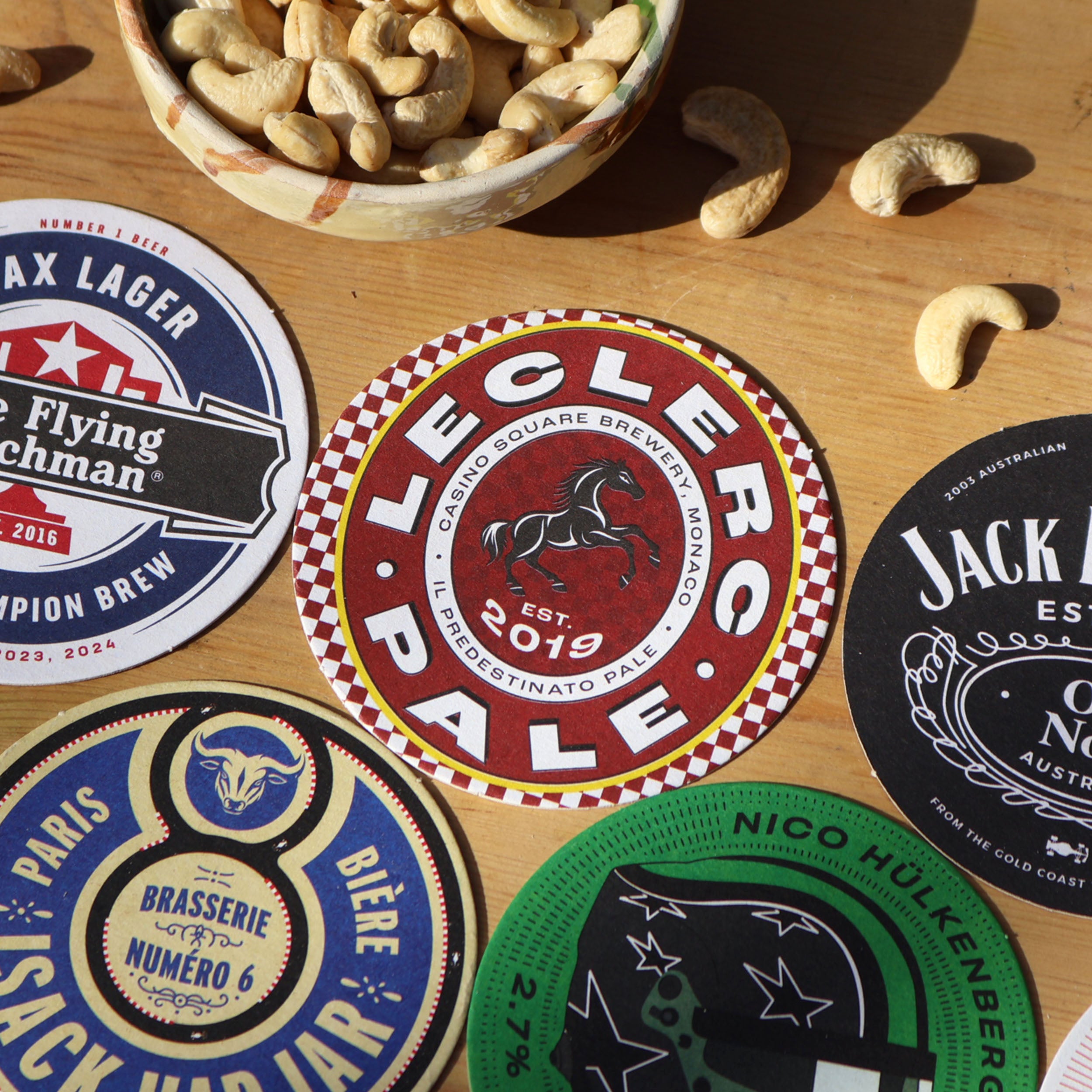 Formula 1 Beer Mats 2025 – Boot & Ball