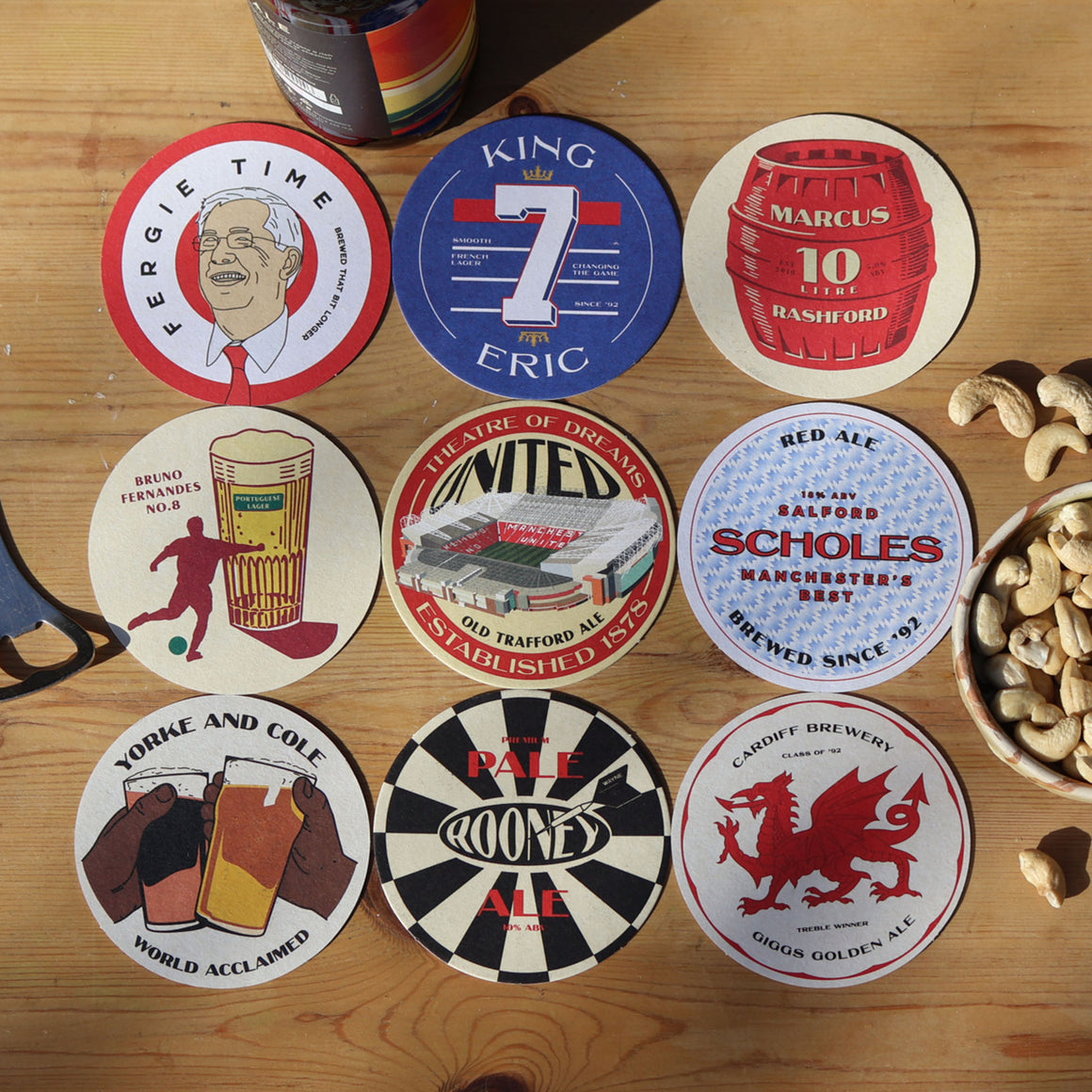 Nottingham Forest Beer Mats – Boot and Ball