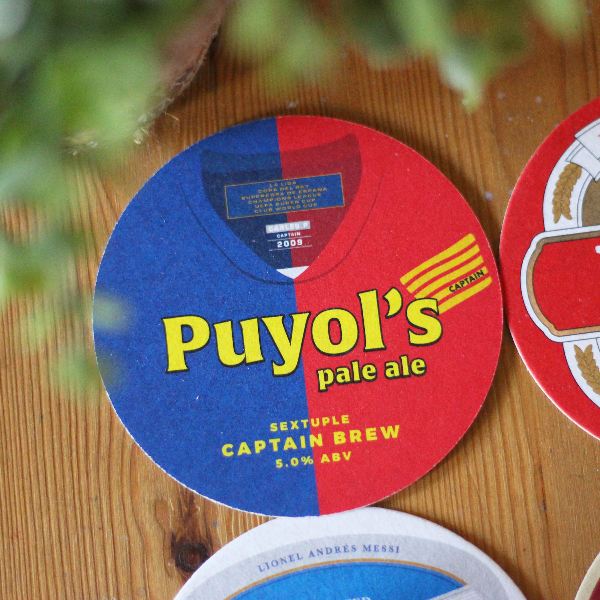 Barcelona Beer Mats – Boot & Ball