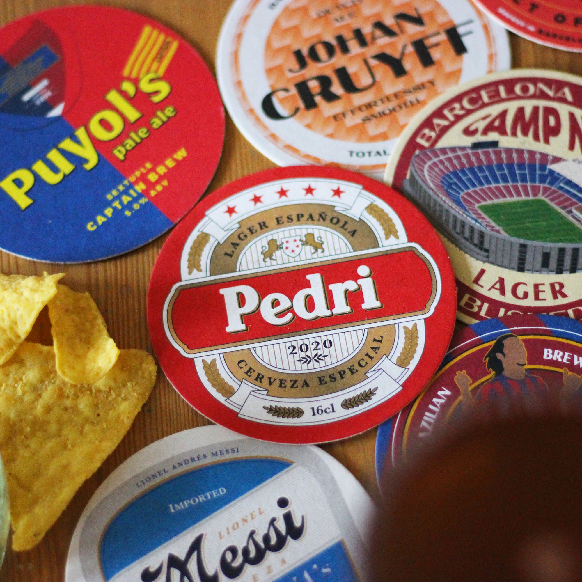 Barcelona Beer Mats – Boot & Ball