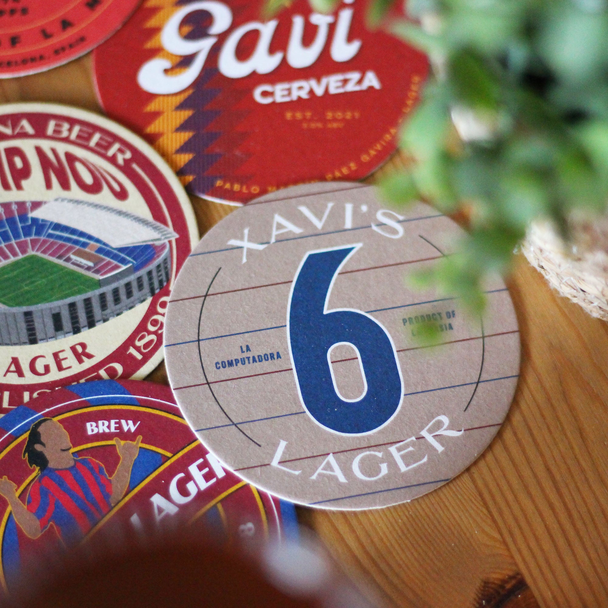 Barcelona Beer Mats – Boot & Ball