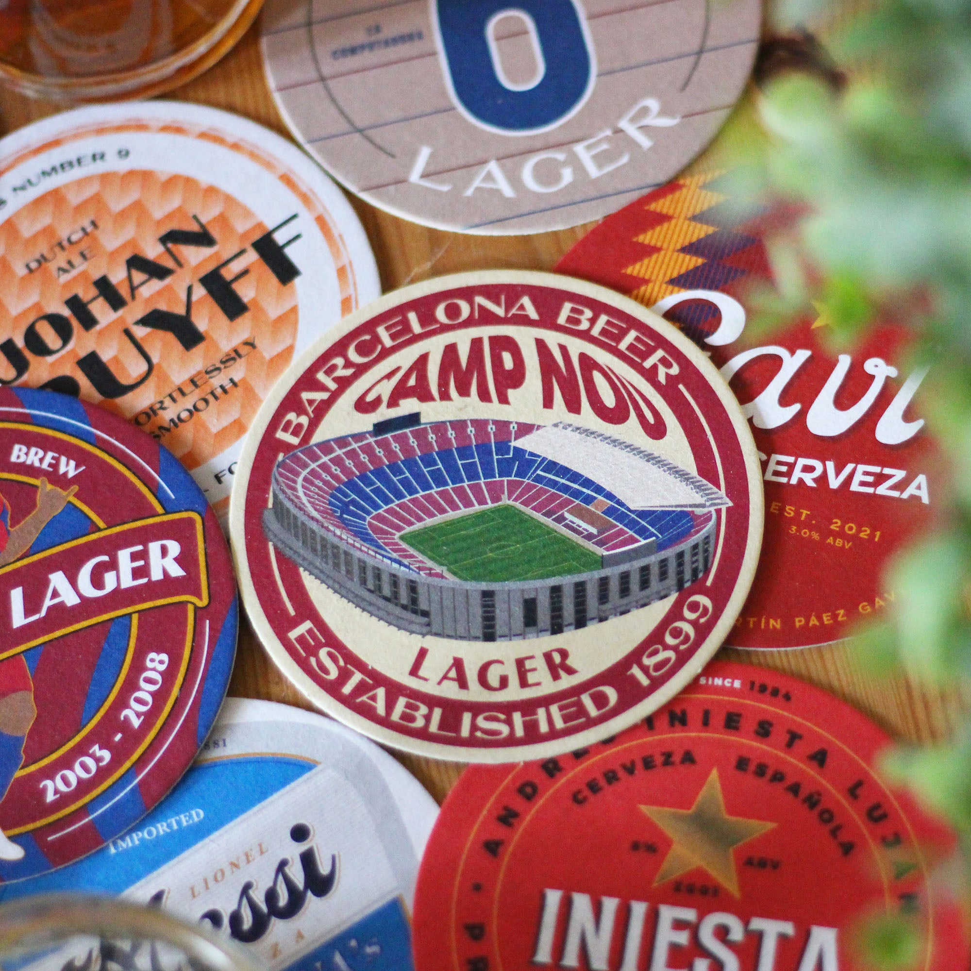Barcelona Beer Mats – Boot & Ball