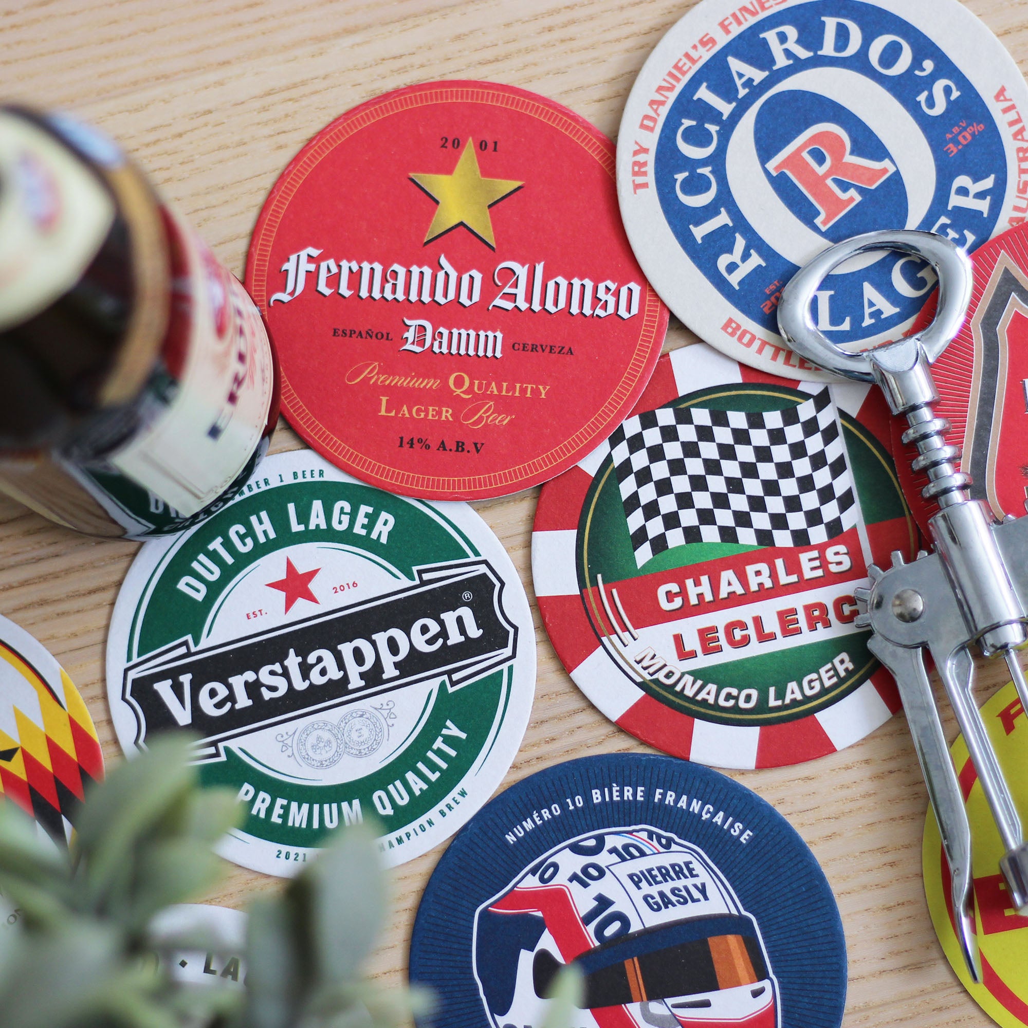 Formula 1 Beer Mats 2022 – Boot and Ball
