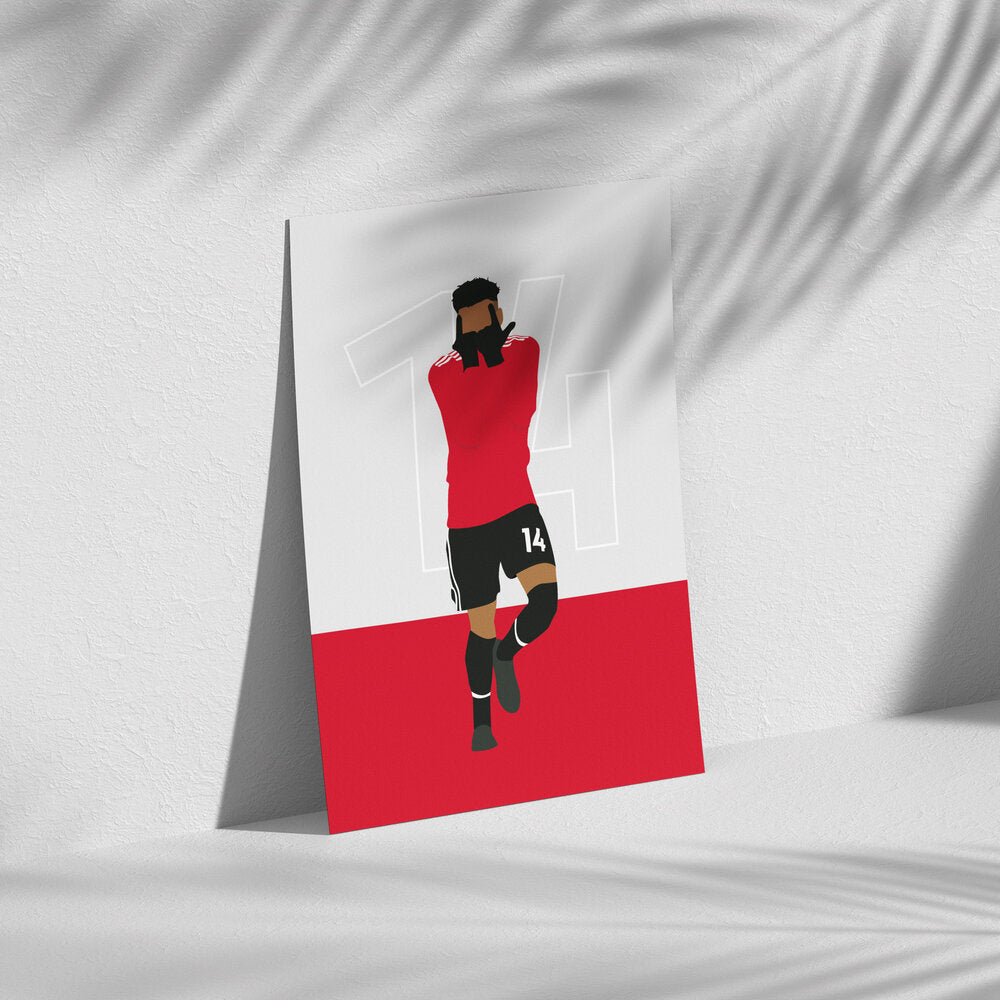 Jesse Lingard - Man United Poster – Boot & Ball