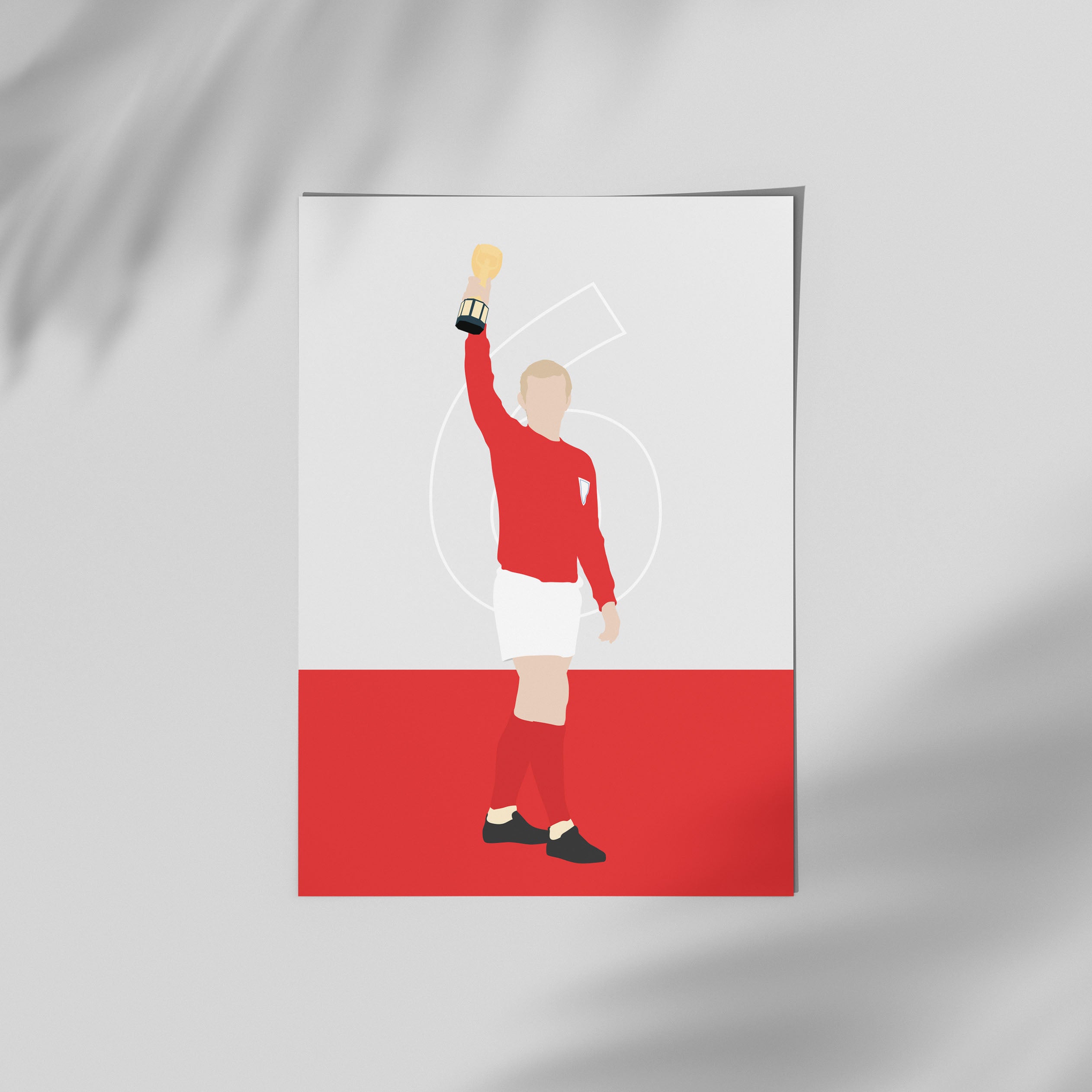 Bobby Moore - England 1966 Poster – Boot & Ball