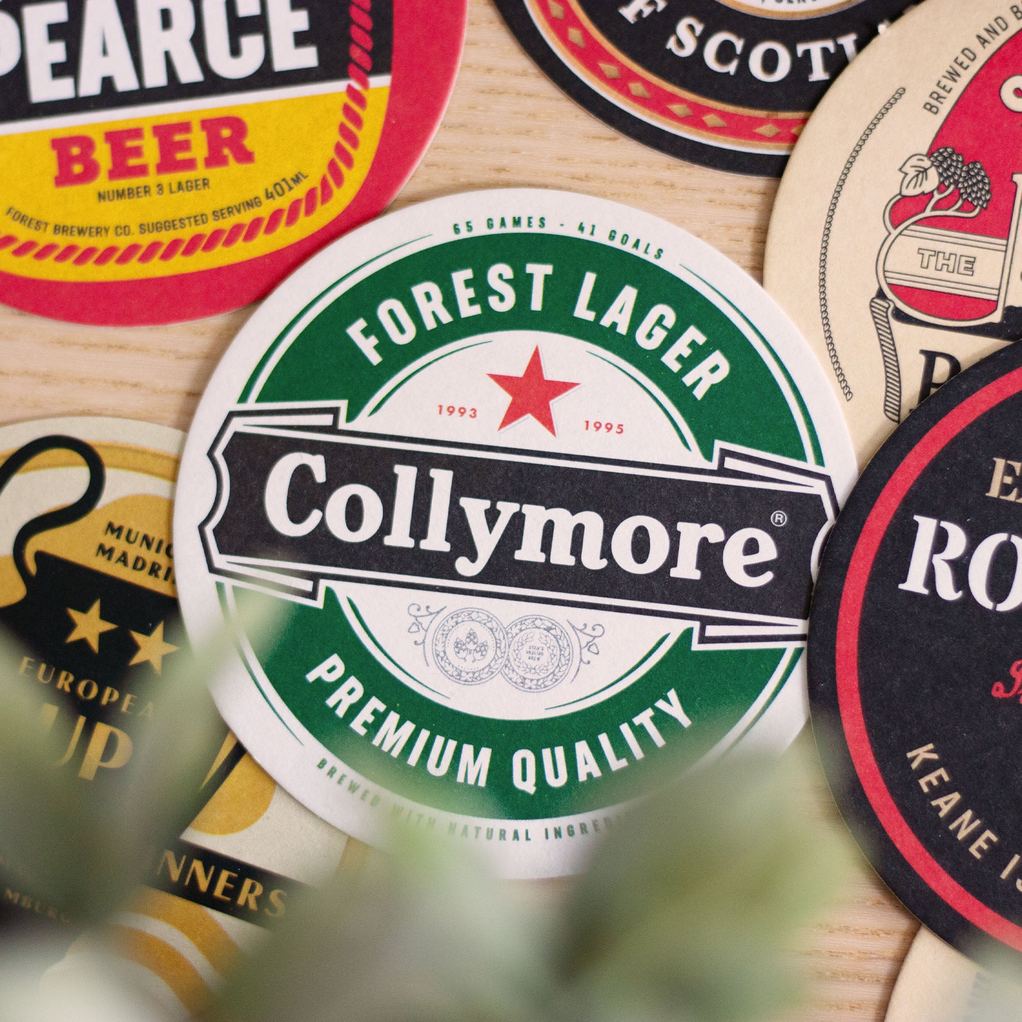 Nottingham Forest Beer Mats – Boot & Ball