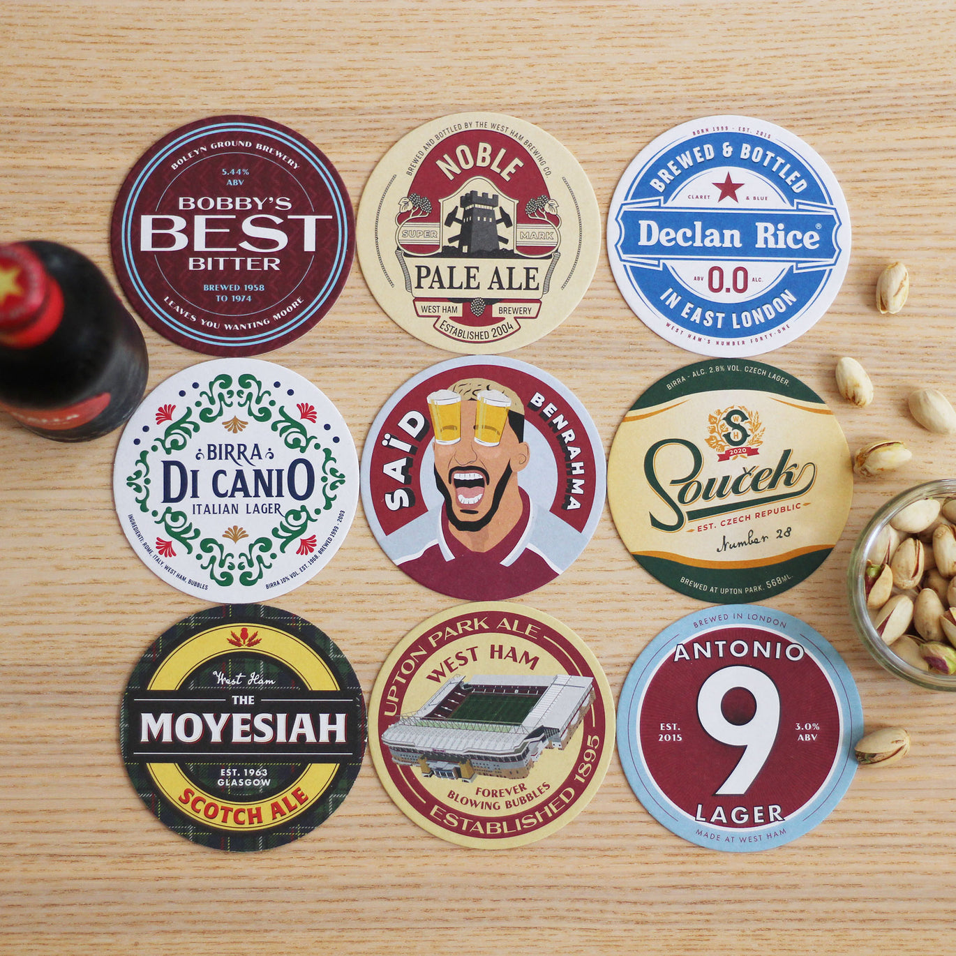 Nottingham Forest Beer Mats – Boot and Ball